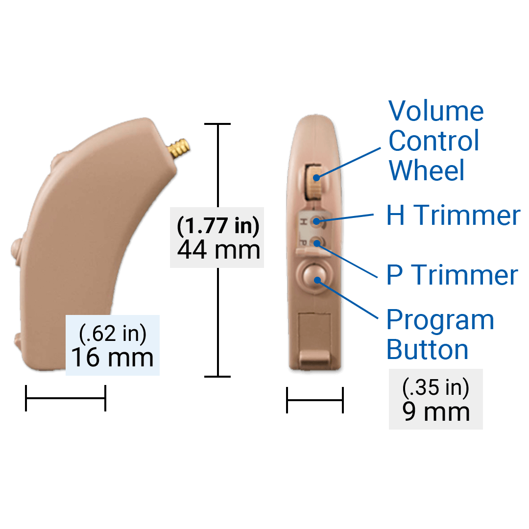 HearClear™ HC64 - High Power Hearing Aid for Severe to Profound hearin ...